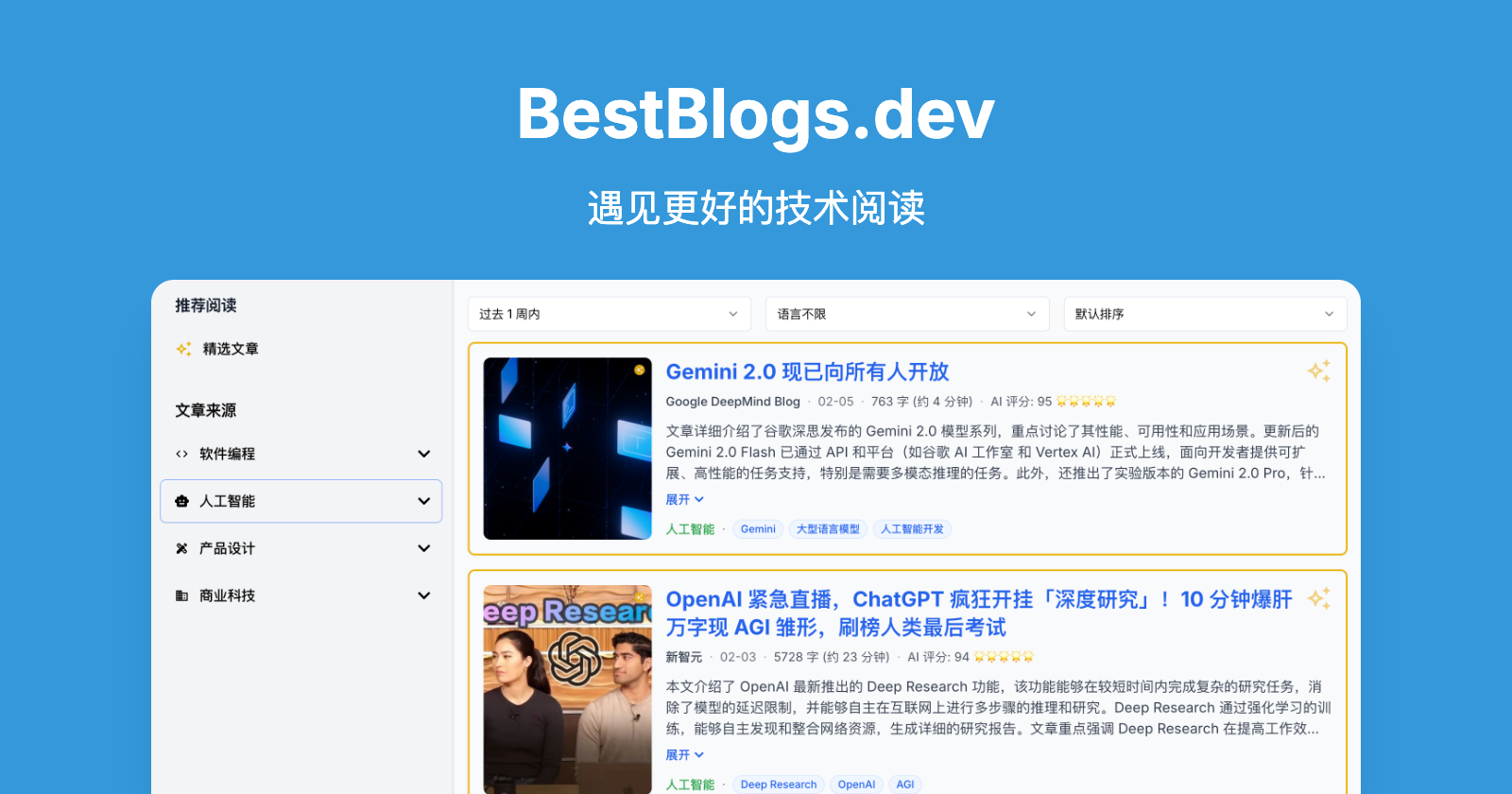 Bestblogsdev Collecting Premier Programming Ai Product Tech 7271